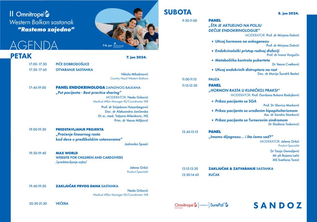 SANDOZ 2nd Omnitrope meeting - BAUDER - events & more